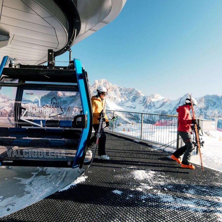 The ski lifts